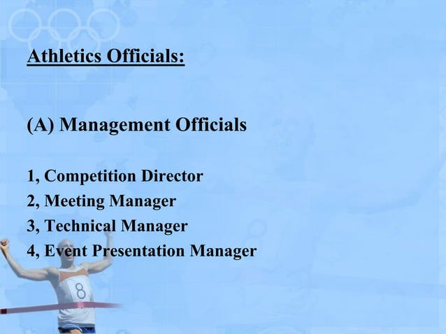 Athletics rules and regulations | PPTX