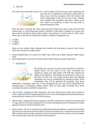 Athletics theory | PDF