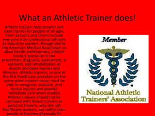 Athletic trainer | PPTX