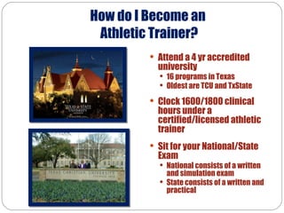 Athletic Training | PPT