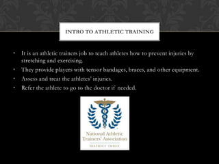 Athletic training | PPTX
