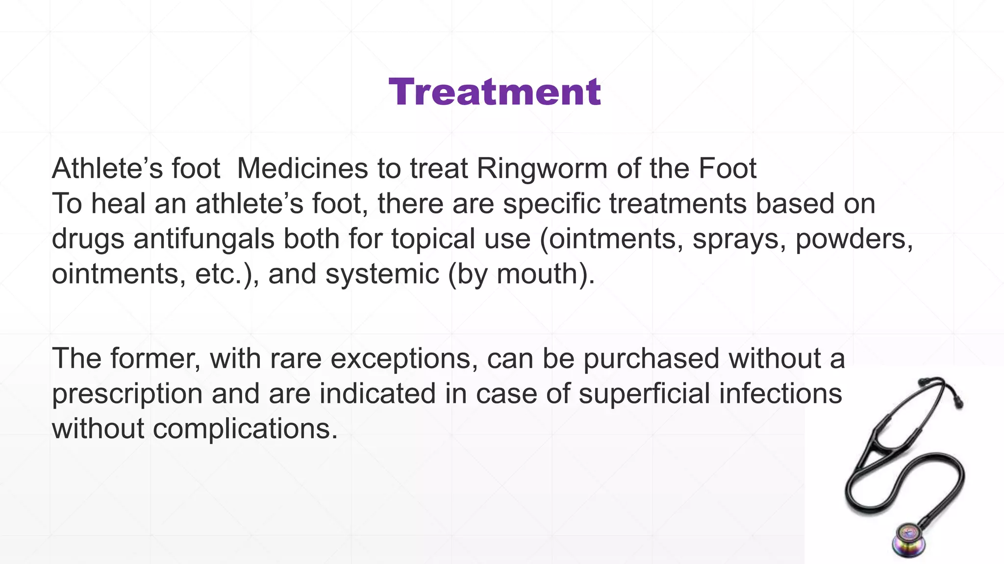 Athlets foot-treatment |management |symptoms| medical information | PPTX