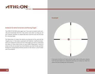 Athlon ATMR FFP IR MOA | Reticle Subtentions | PDF