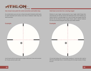 Athlon ATMR FFP IR MOA | Reticle Subtentions | PDF