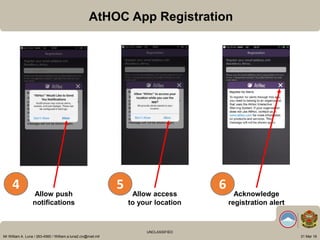 Updating your AtHOC Profile | PDF
