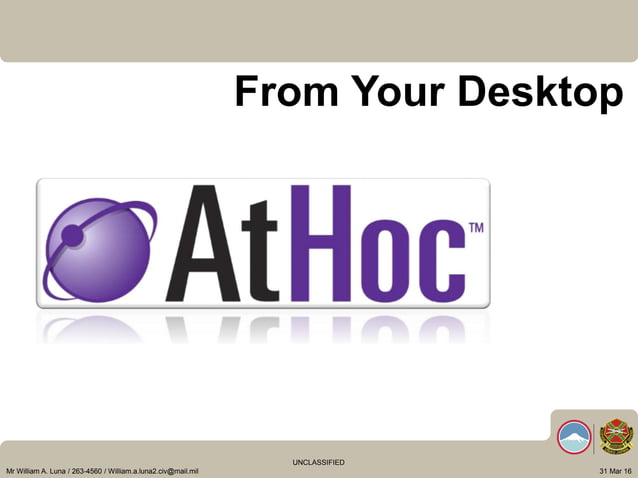 Updating your AtHOC Profile | PDF