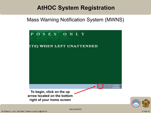 Updating your AtHOC Profile | PDF