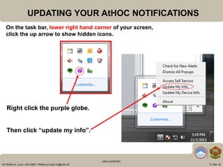 Updating your AtHOC Profile | PDF