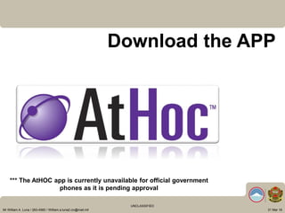Updating your AtHOC Profile | PDF