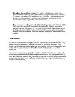At Home Stool Test For Parasite Procedure.docx