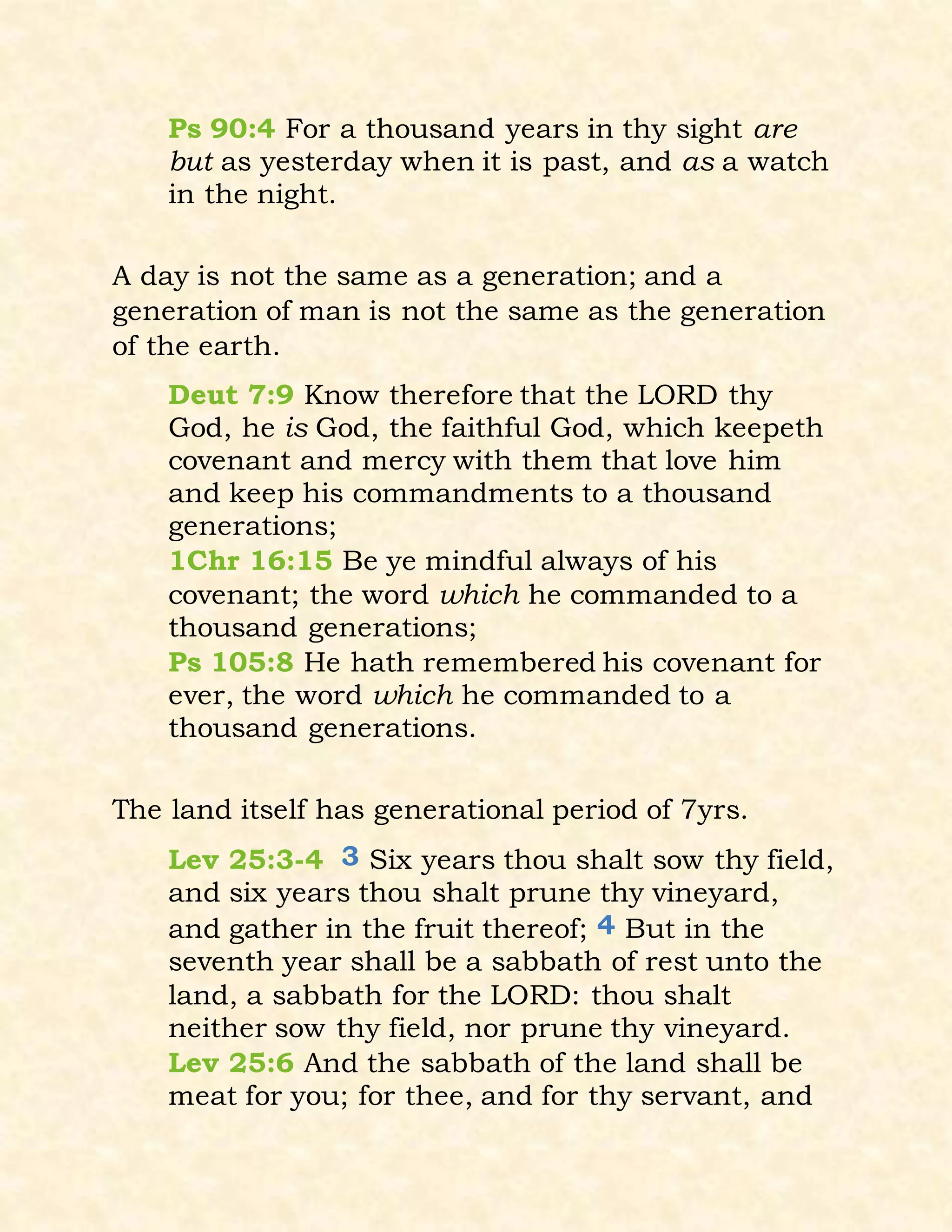 A thousand generations | DOCX | Christianity | Religion & Spirituality