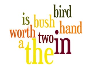 A thousand words | PPT