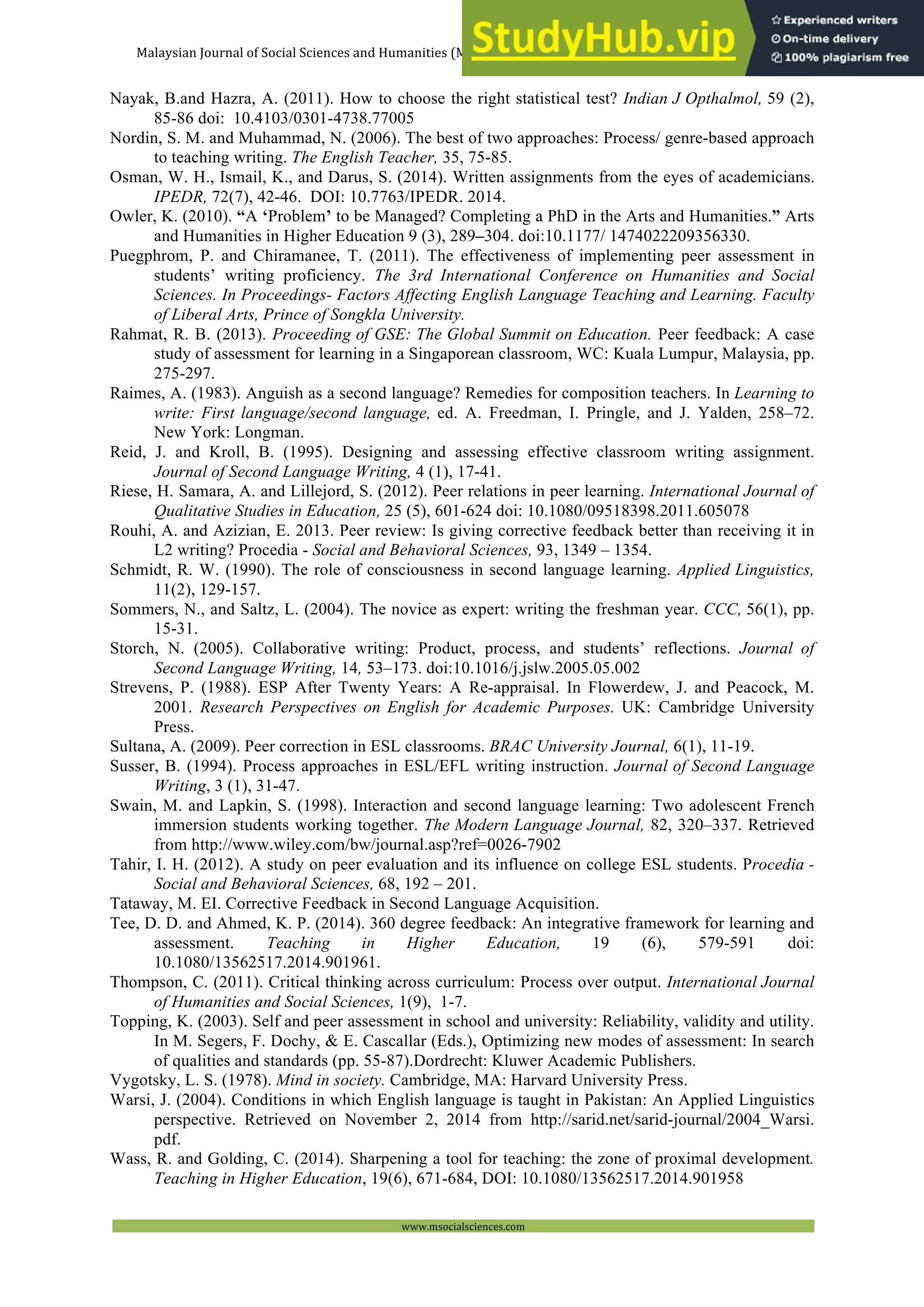 A Three Tiered Evaluation Framework For Effective Writing Instruction ...