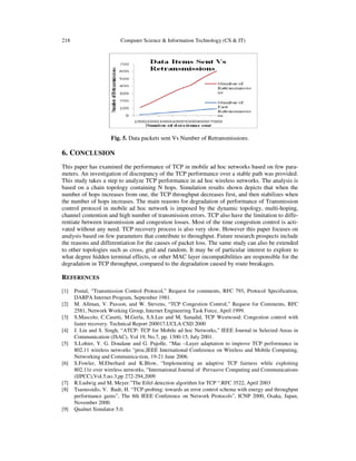 A throughput analysis of tcp in adhoc networks | PDF