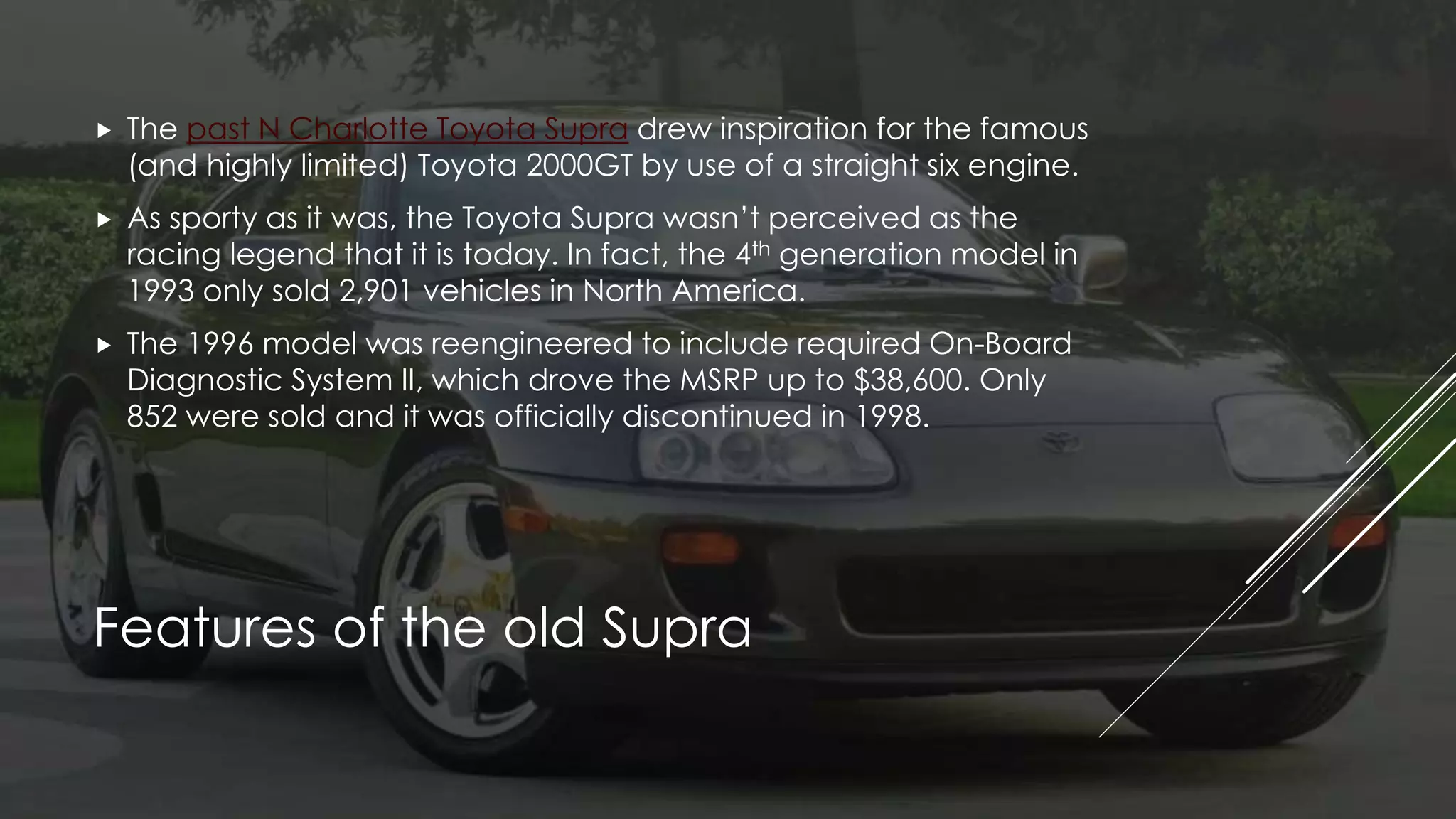 A Throwback to the Old Toyota Supra | PDF