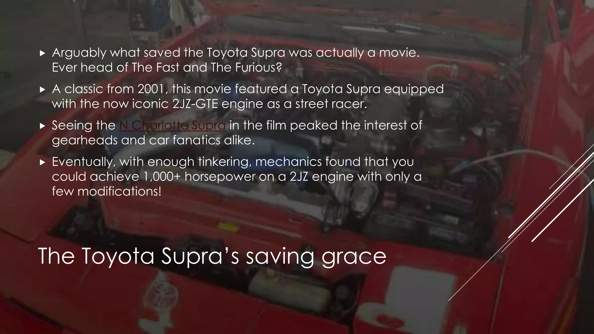A Throwback to the Old Toyota Supra | PDF