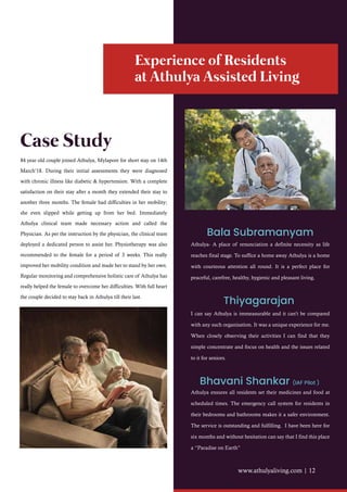 Athulya Assisted Living - 1st anniversary eNewsletter | PDF
