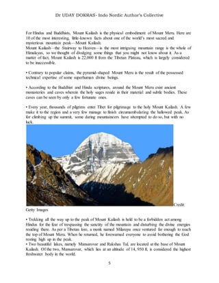Hindu Buddhist Cosmology Lake Athvathpaya | DOCX