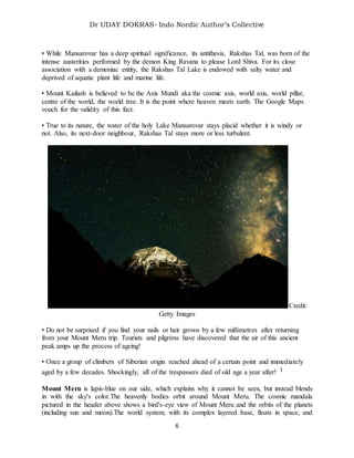 Hindu Buddhist Cosmology Lake Athvathpaya | DOCX