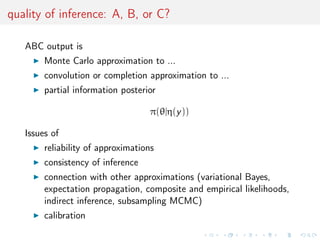 Intractable likelihoods | PPT