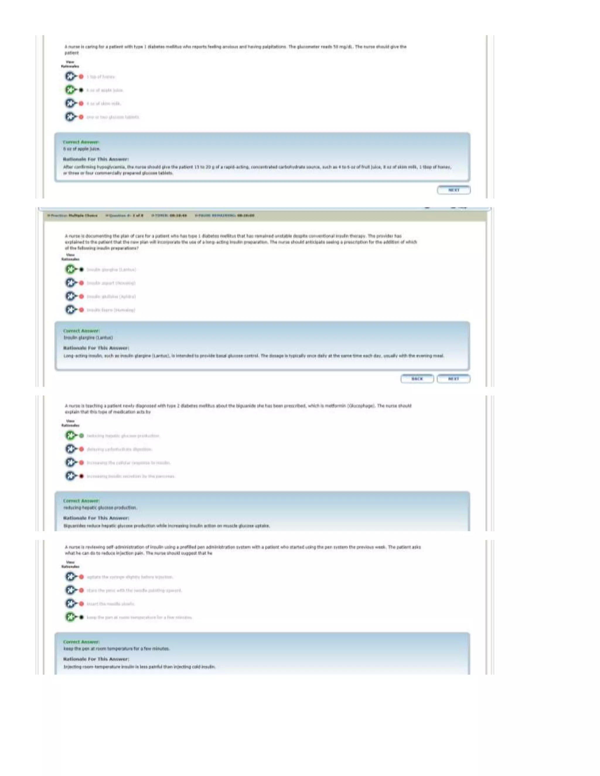ATI Diabetes practice test answers | DOCX | Diabetes | Diseases and ...