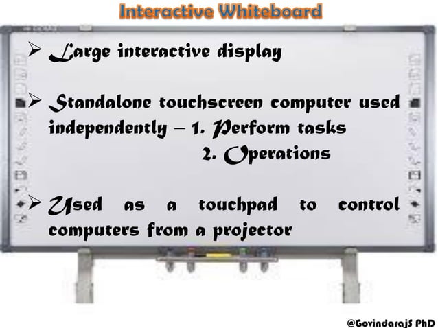Advanced Techniques of Instruction - Unit – 2: Interactive Whiteboard ...