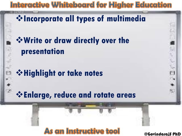 Advanced Techniques of Instruction - Unit – 2: Interactive Whiteboard ...