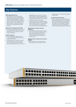 Allied Telesis x930 Series | PDF