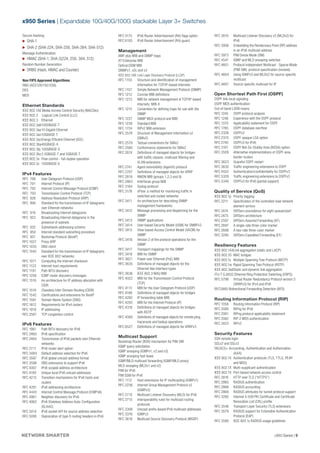 Allied Telesis X950 Series | PDF