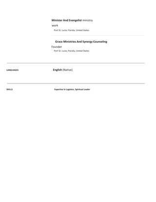 Atiba Adams __ Bio & Work Experience.docx | Christianity | Religion ...