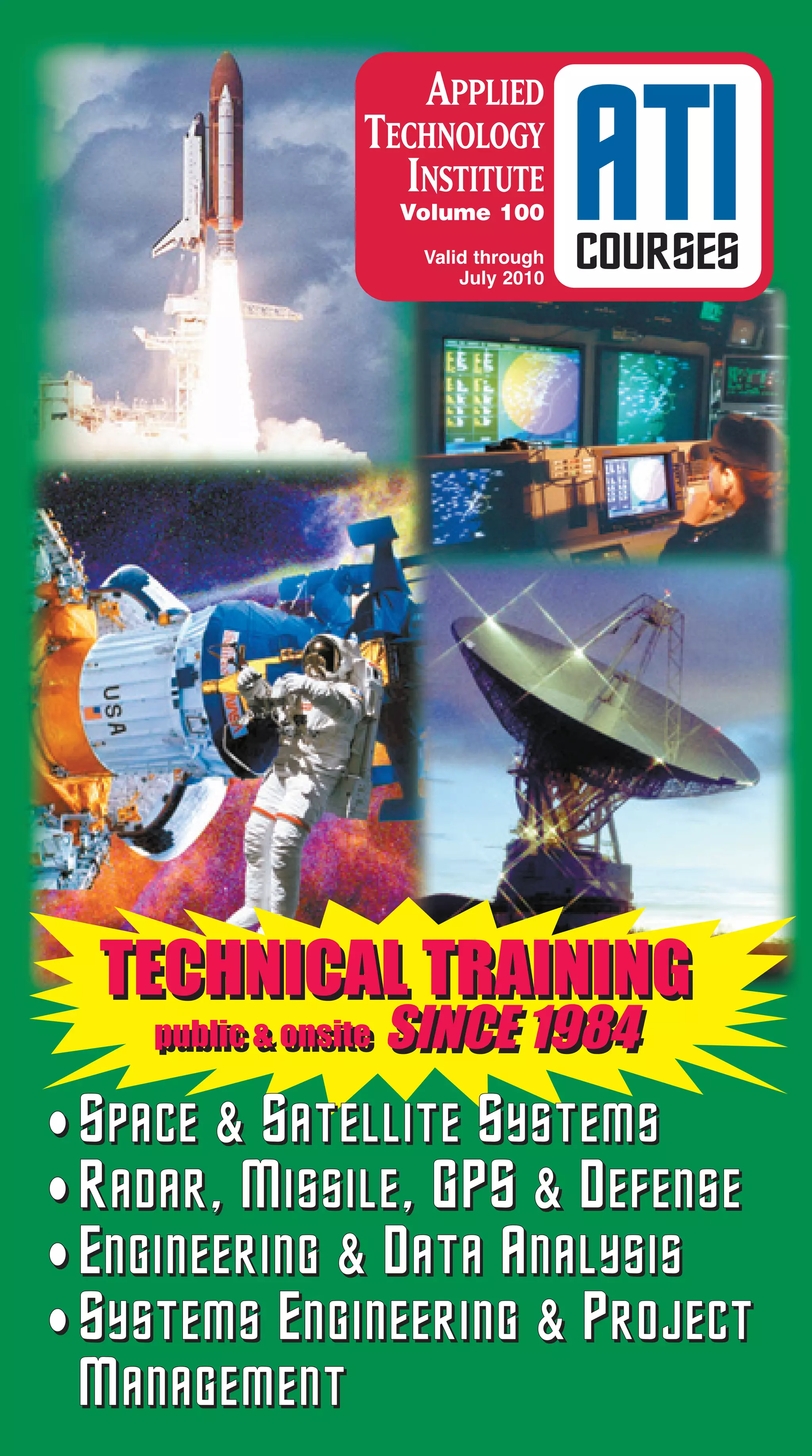 ATI Courses Professional Development Technical Training Space Satellite ...