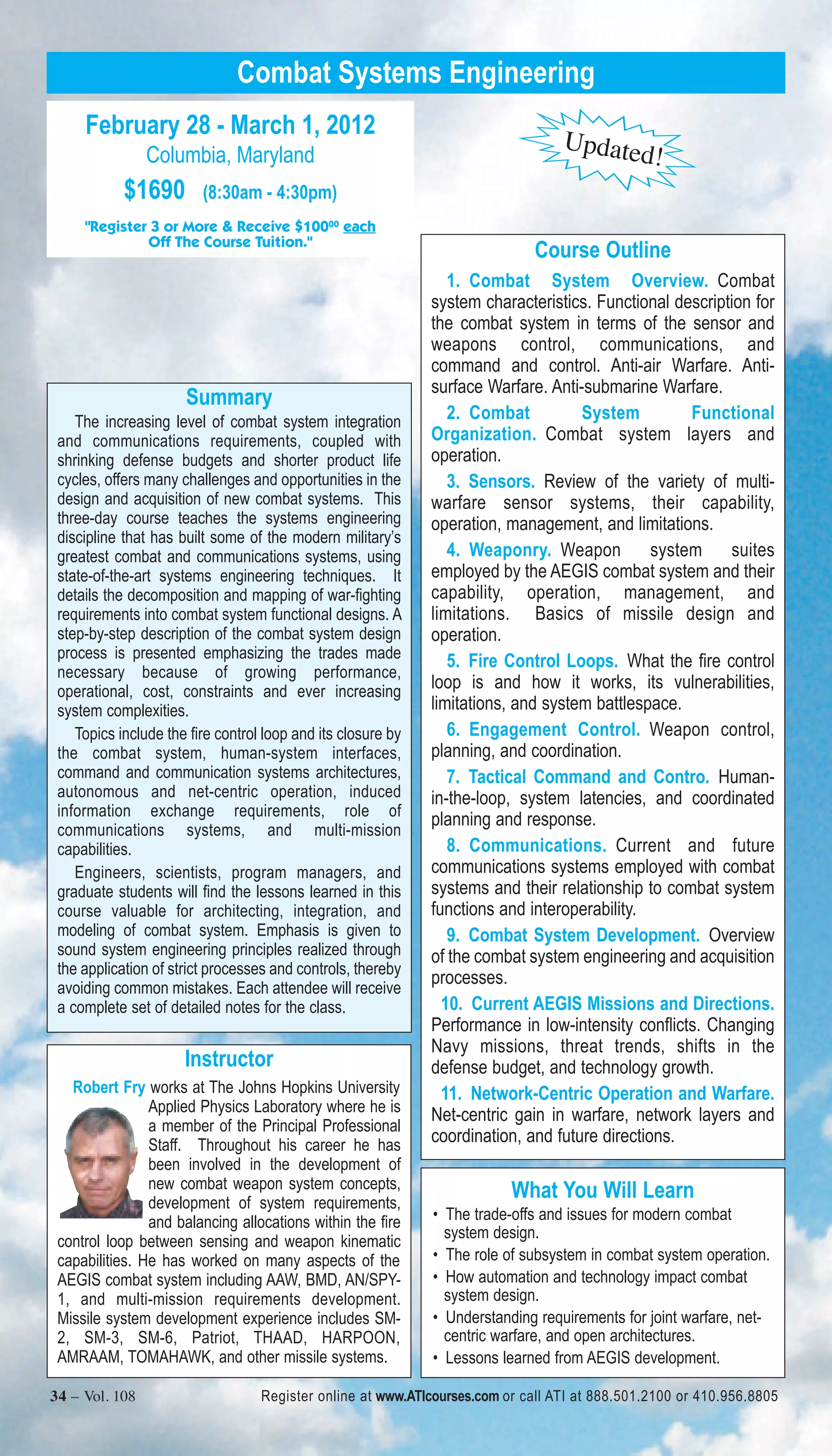 ATI Courses Professional Development Technical Training Catalog On ...