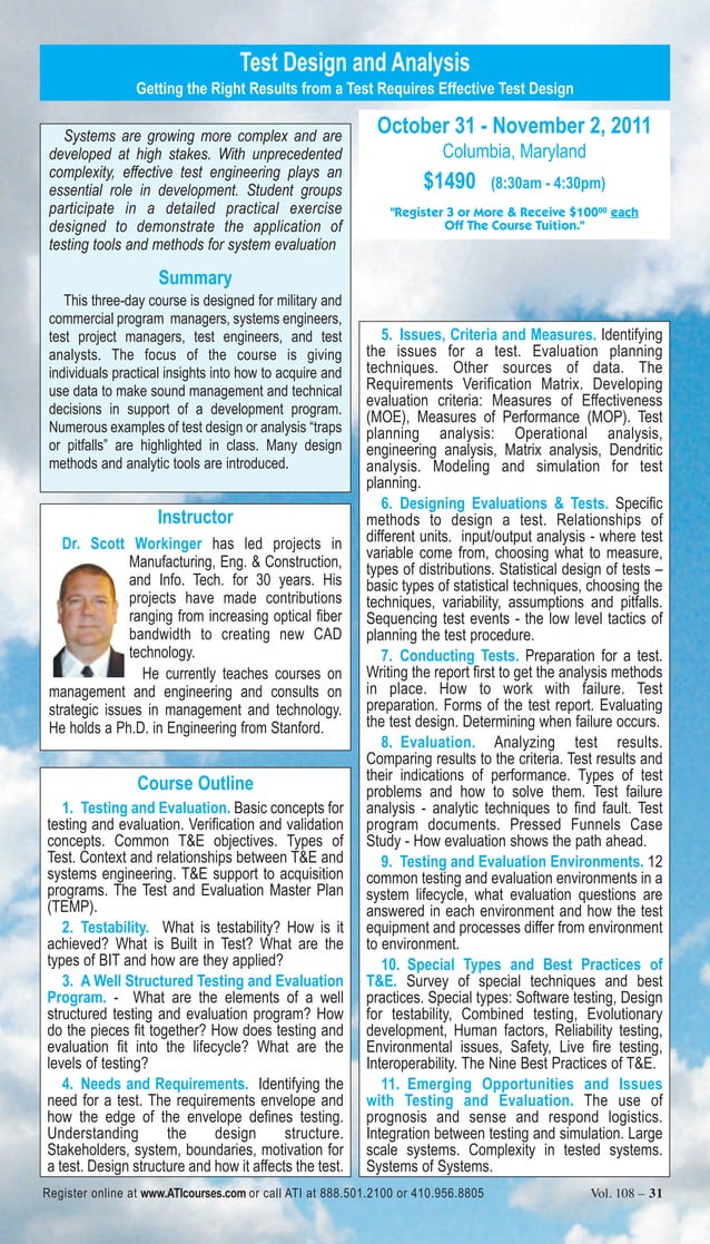 ATI Courses Professional Development Technical Training Catalog On ...