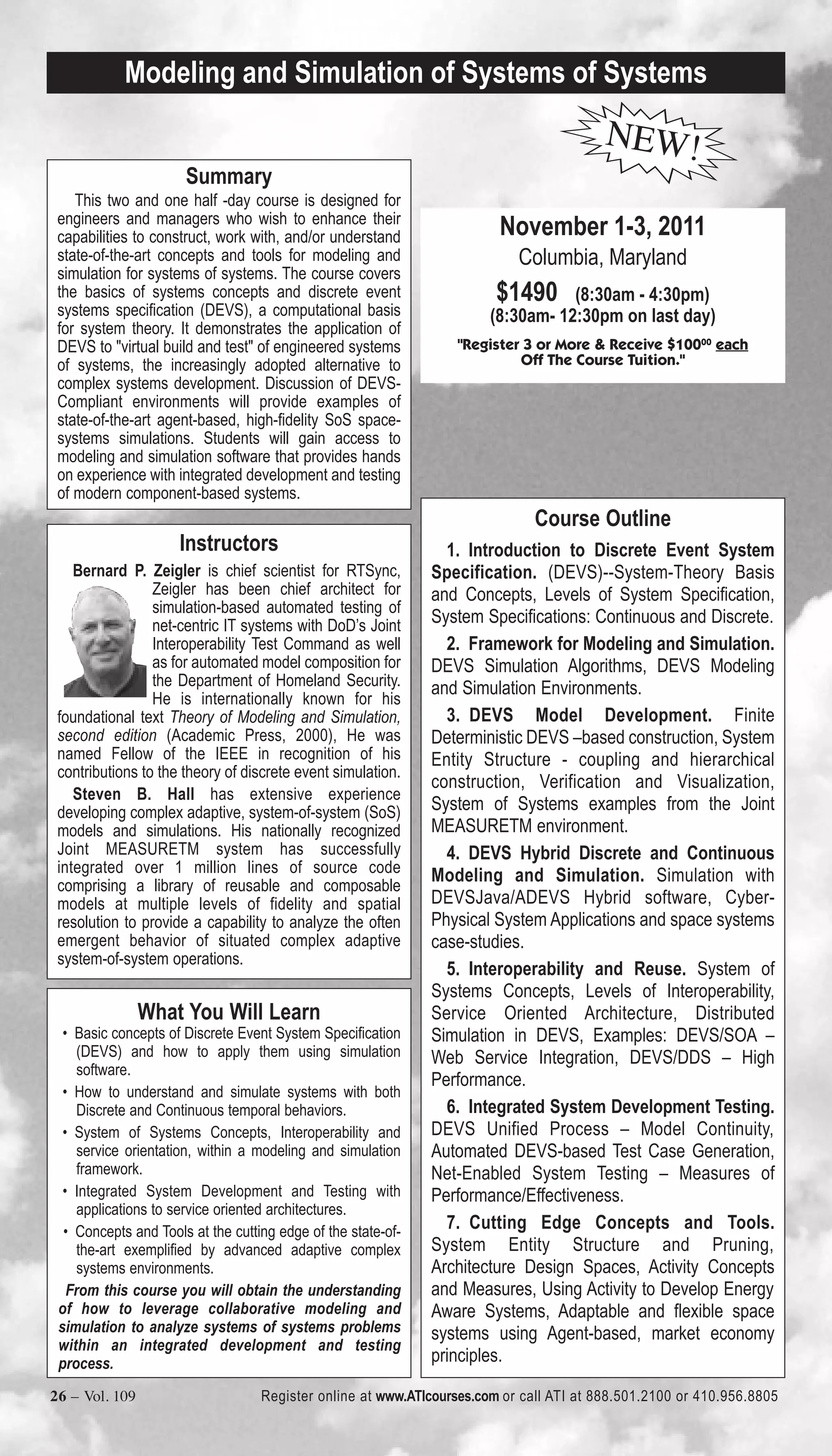 ATI Courses Technical Training & Professional Courses Development Space, Satellite, Radar ...