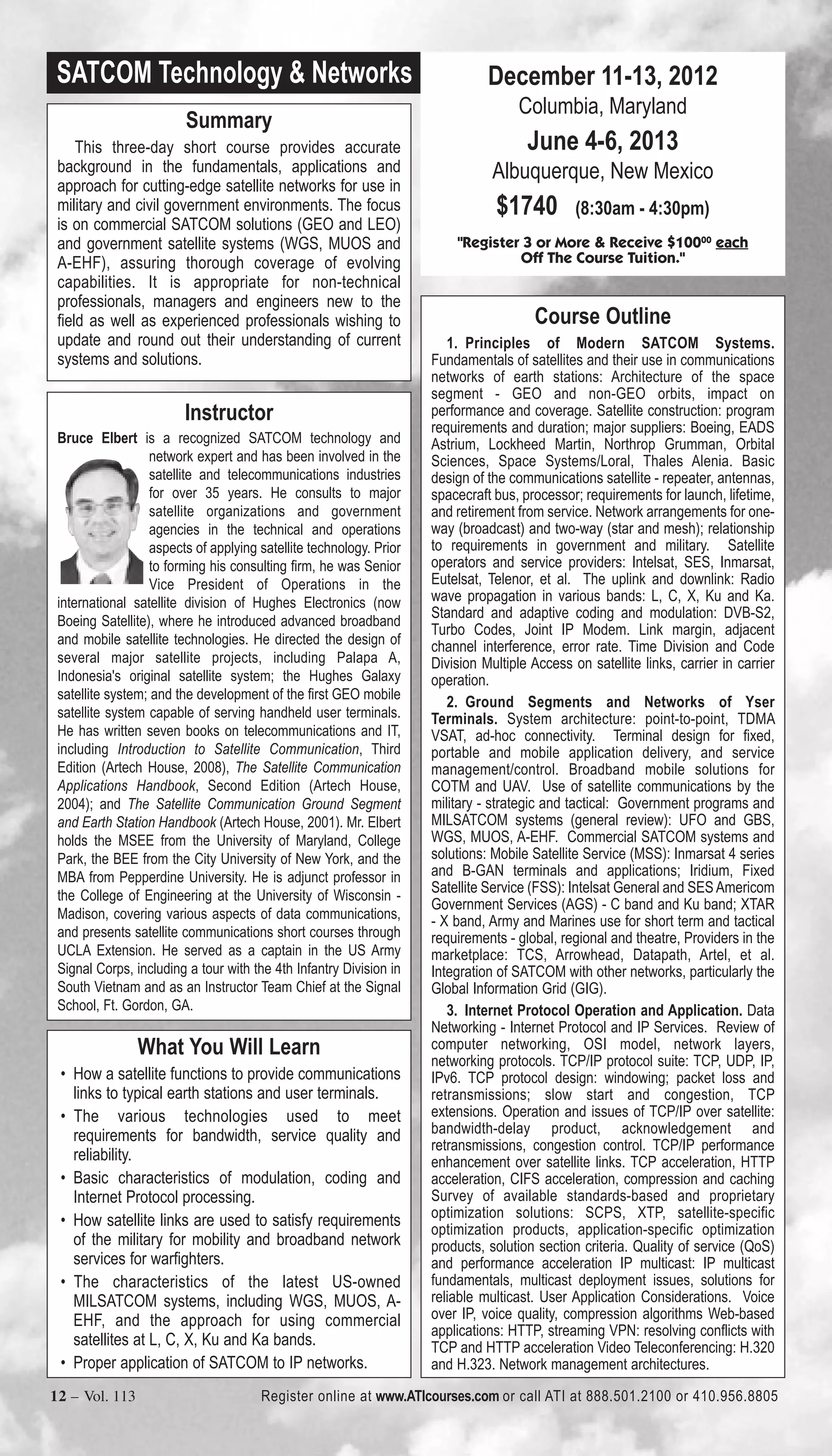 ATI Catalog Of Space, Satellite, Radar, Defense and Systems Engineering ...