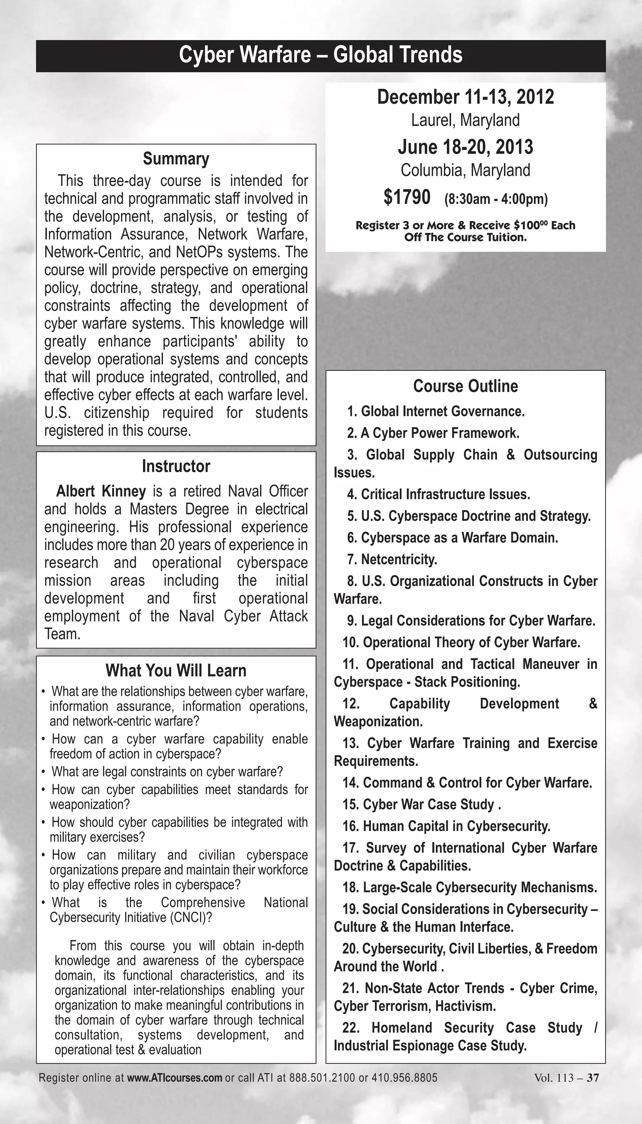 ATI Catalog Of Space, Satellite, Radar, Defense and Systems Engineering ...