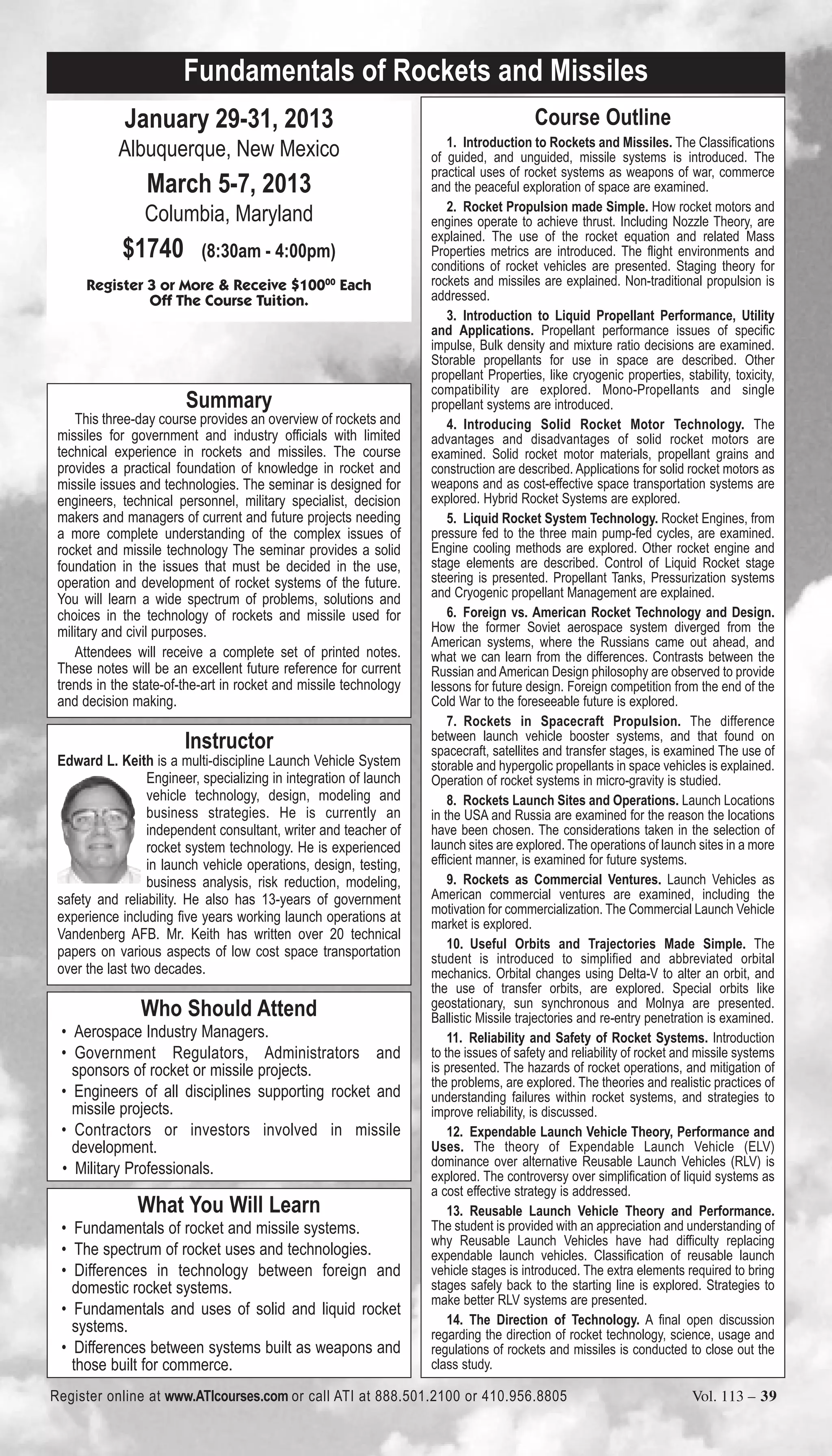 ATI Catalog Of Space, Satellite, Radar, Defense and Systems Engineering ...