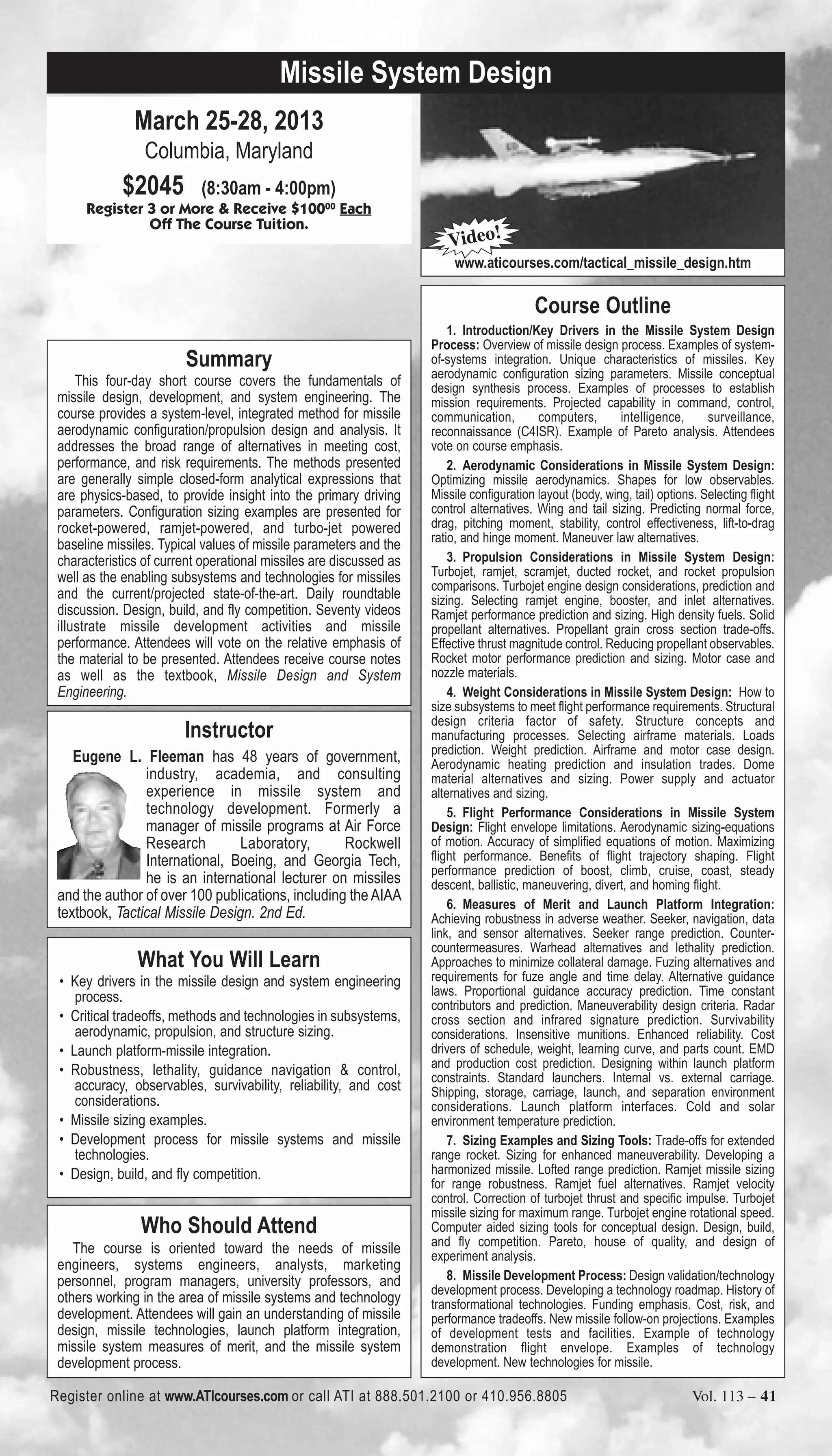 ATI Catalog Of Space, Satellite, Radar, Defense and Systems Engineering ...