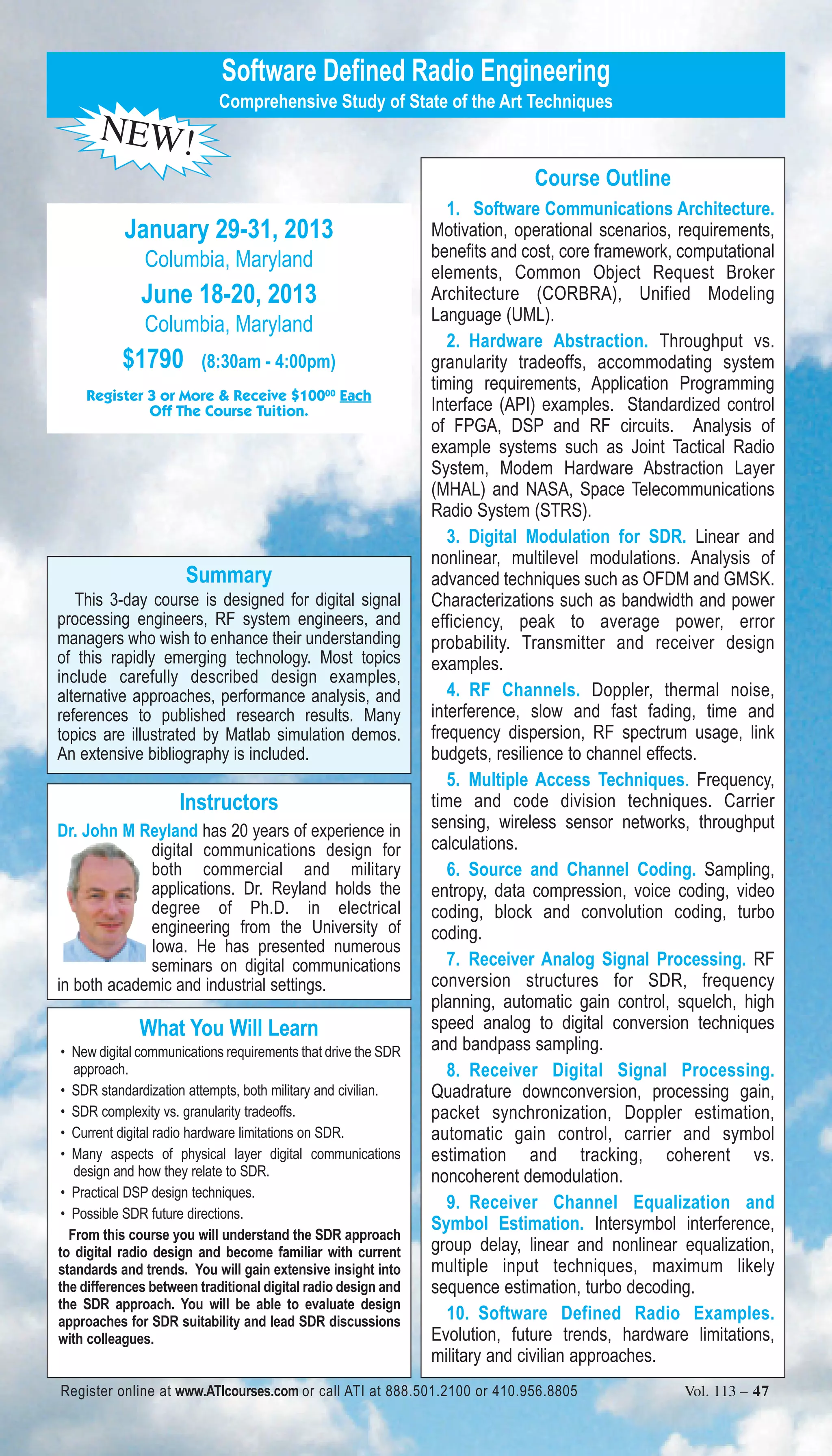 ATI Catalog Of Space, Satellite, Radar, Defense and Systems Engineering ...