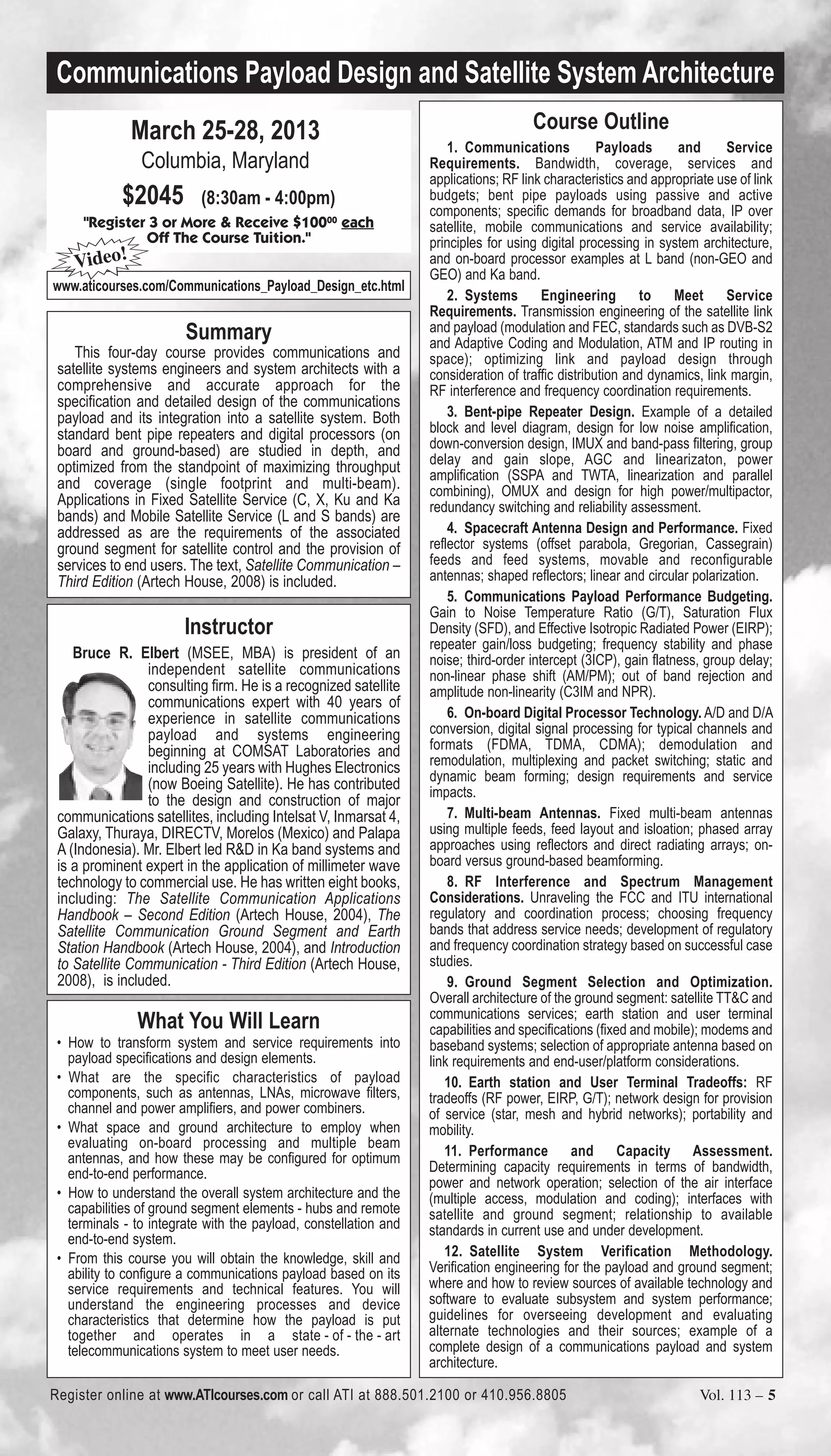 ATI Catalog Of Space, Satellite, Radar, Defense and Systems Engineering ...