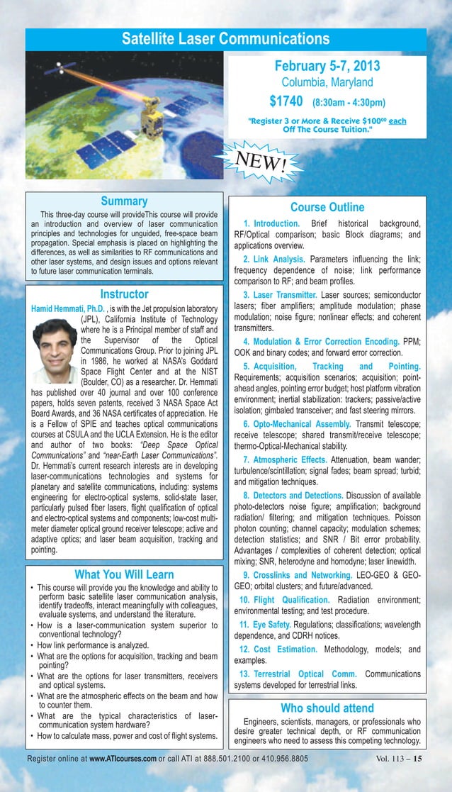 ATI Catalog Of Space, Satellite, Radar, Defense and Systems Engineering ...