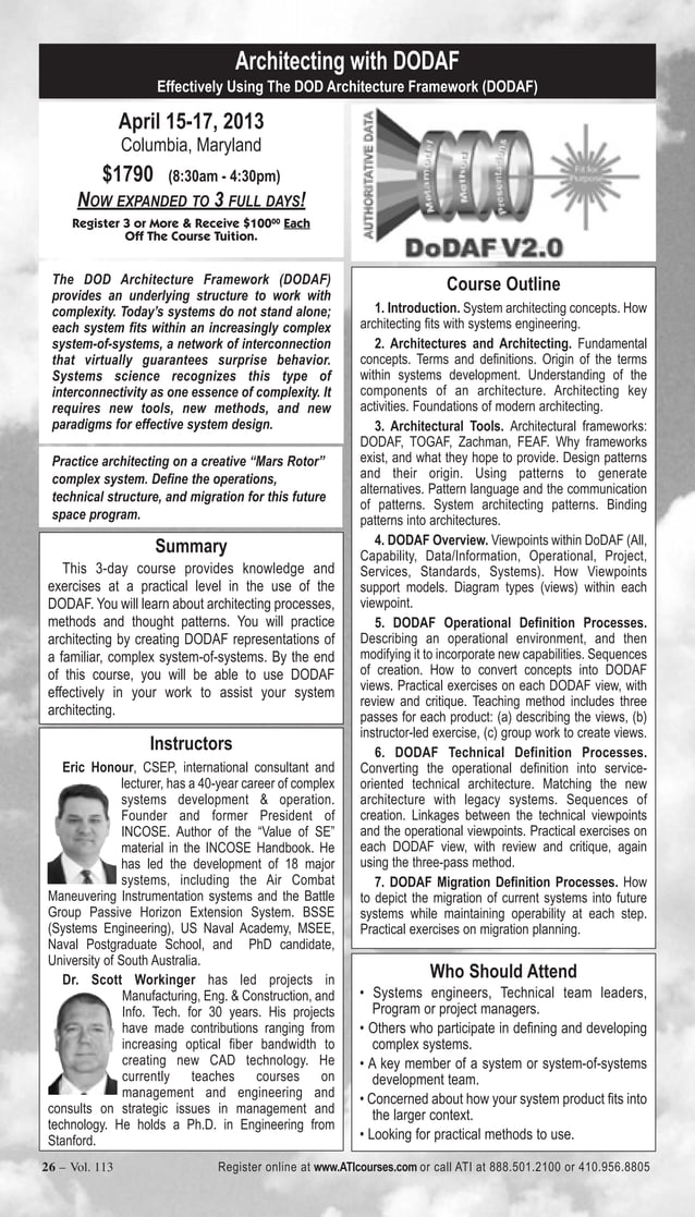 ATI Catalog Of Space, Satellite, Radar, Defense and Systems Engineering ...
