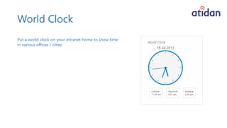 10 Free Web Parts for SharePoint 2013 Cloud - by Atidan | PPTX