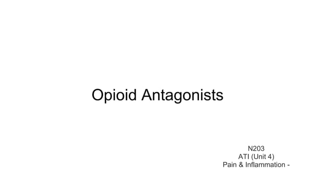 Ati flash cards 04, medications for pain and inflammation | PPT