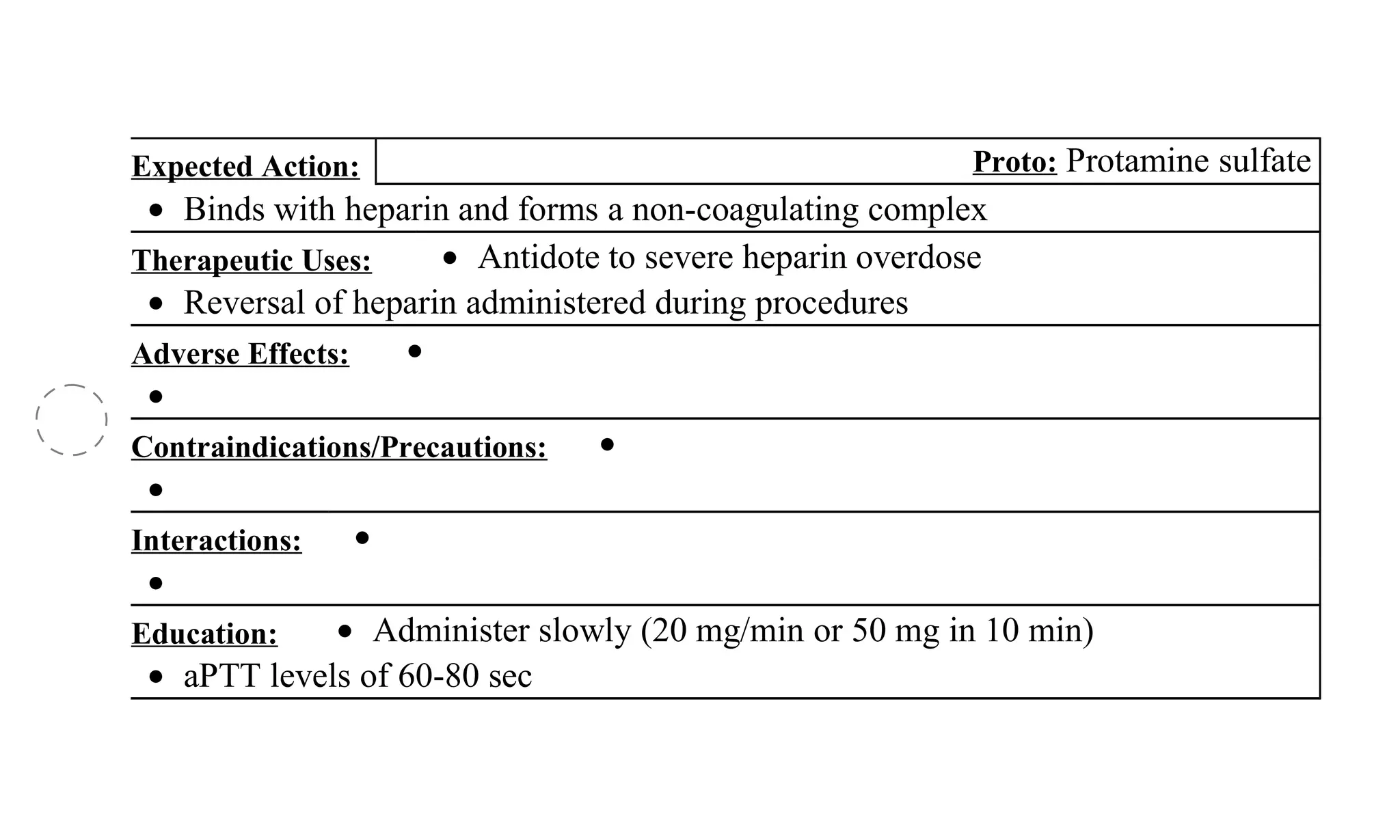 Ati flash cards 07, medications affecting the blood | PPT