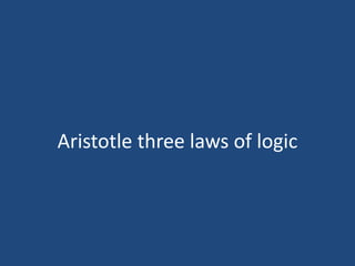 Atif presentation aristotle | PPT