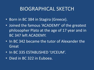 Atif presentation aristotle | PPTX
