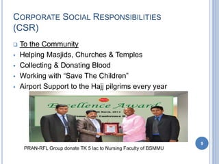 PRAN RFL power point presentation | PPTX