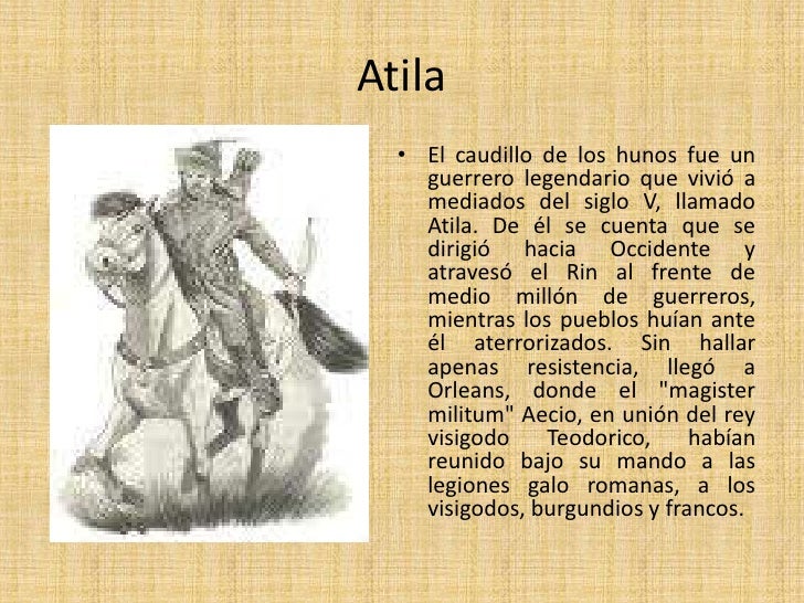 Atila el rey de los hunos