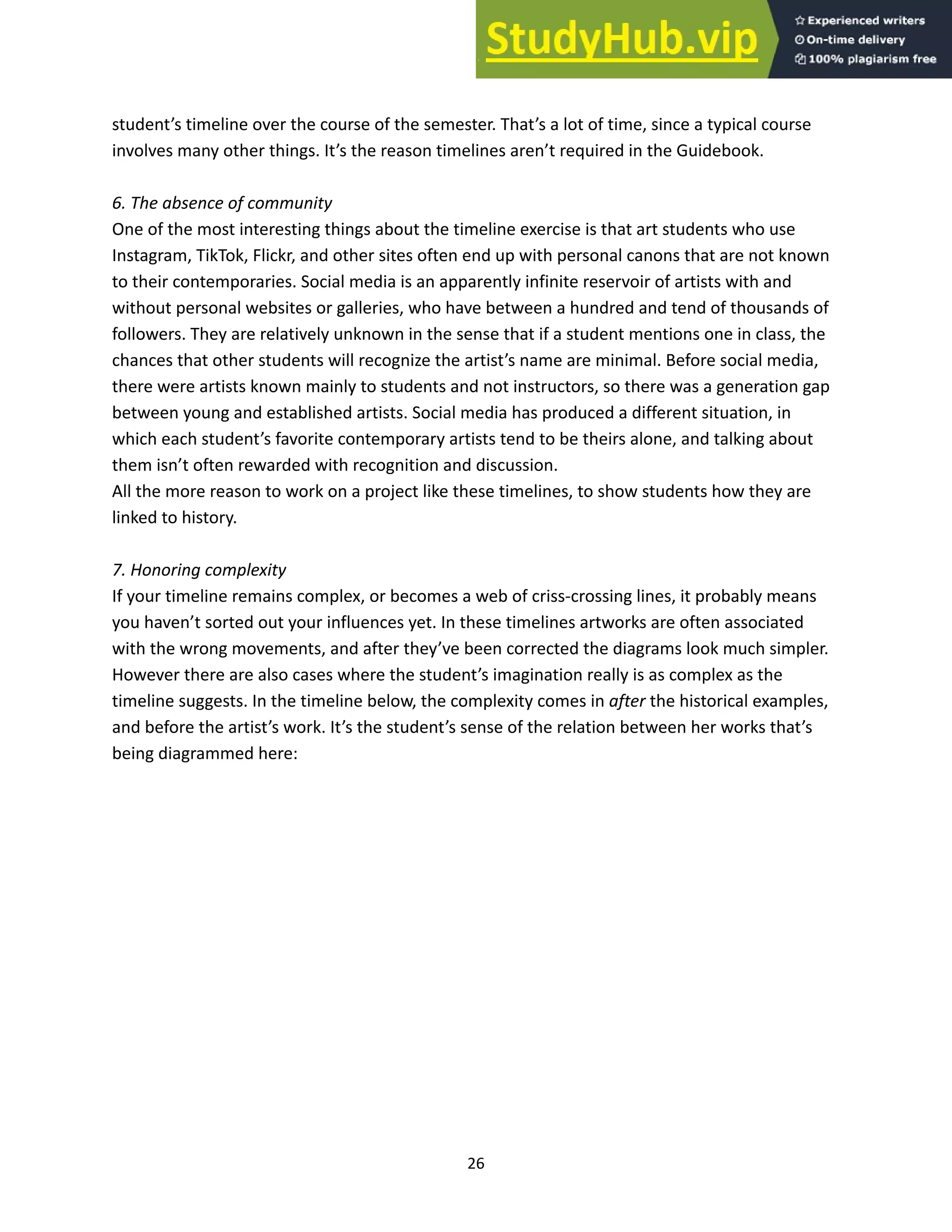 A Timeline Of Art History For Teaching Art Students | PDF